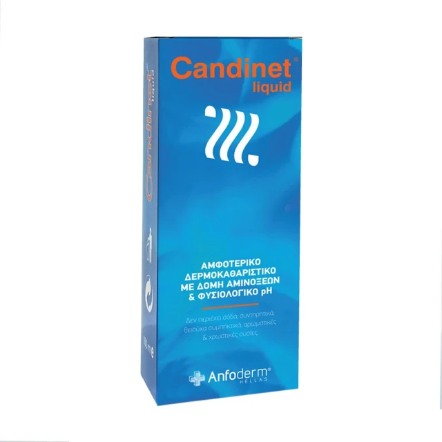 Anfoderm Candinet Liquid 200ml (Υγρό Δερμοκαθαριστικό για Πρόσωπο, Σώμα ...